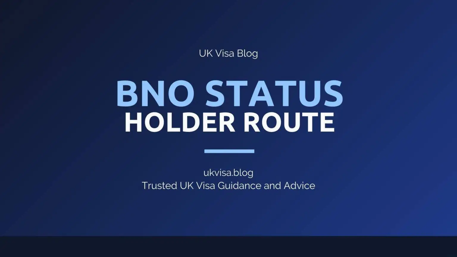 BNO Status Holder Route 2026 | 5+1 Pathway to UK Citizenship