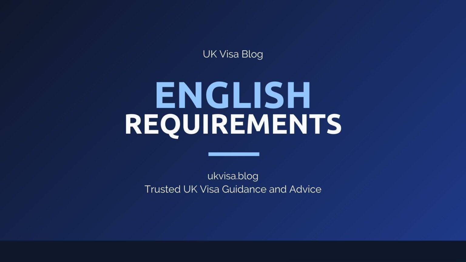 UK Visa English Requirements 2026 | CEFR Levels Guide